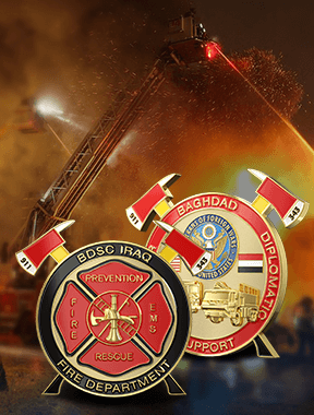 Firefighter Challenge Coins - No MOQ & Free Design | GS-JJ